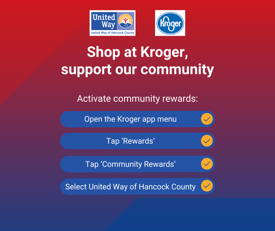 Kroger Community Rewards | United Way of Hancock County